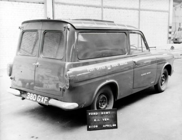 Ford Anglia 307E Van Photo's - GPO - Album No 3